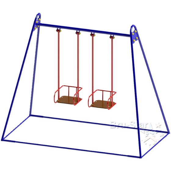Качели двойные для парков DIO-310 Bru-Star